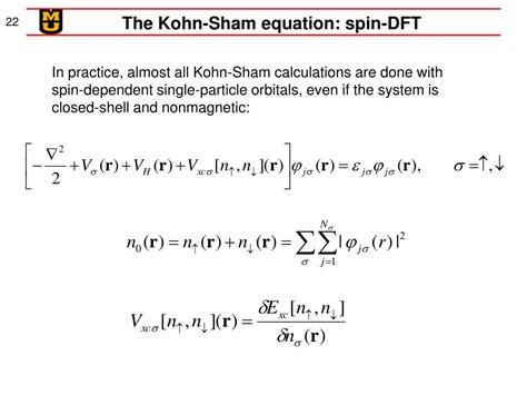 Ppt Tutorial Time Dependent Density Functional Theory Powerpoint