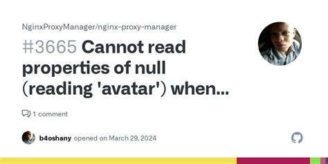 Cannot Read Properties Of Null Reading Avatar When I Click On Proxy