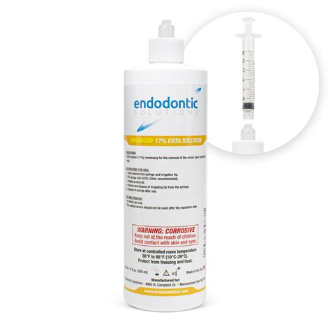 Enhanced 17 Edta Solution Endodontic Solutions By Engineered Endodontics