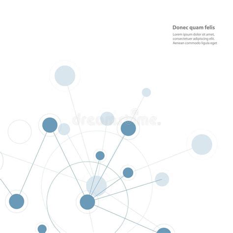 Connection Science Molecule Background Stock Illustration