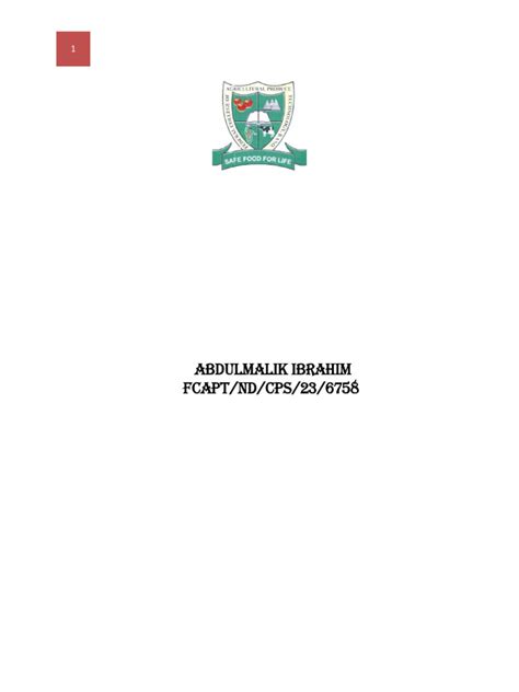 Abdulmalik Ibrahim Pdf