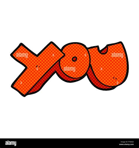 Freehand Drawn Cartoon You Symbol Stock Vector Image And Art Alamy