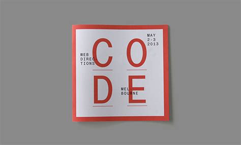 Web Directions Code 2013 Behance