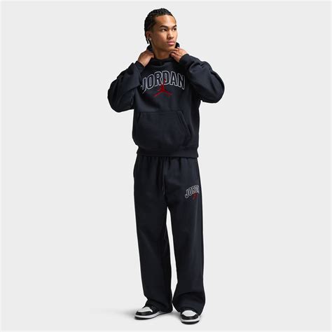 Jordan Brooklyn Oversized Graphic Pants Black Gym Red Jd Sports