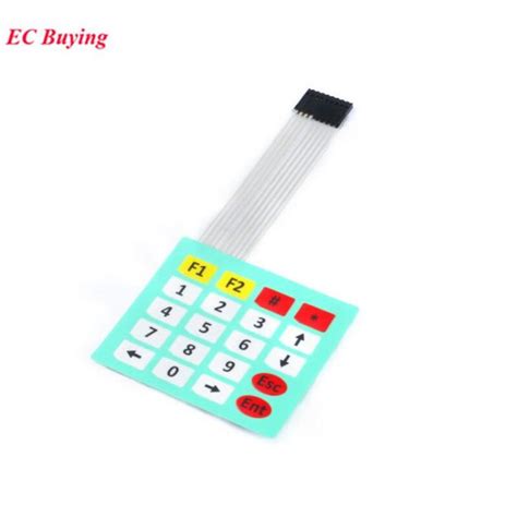5pcs 20 Key Membrane Switch 4x5 Matrix Array Keypad Keyboard Control Panel Microprocessor