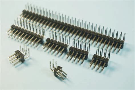 100pcs 2 54mm Pcb Male Header 2x2 P 4 Pin 6 8 10 12 14 16 20 24 26 28 30 34 40 50 60 68 80 Pin