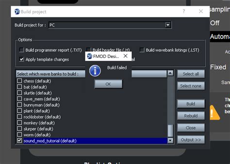 Fmod Designer Error Starting Event File Not Found Dont Starve Together Mods And Tools