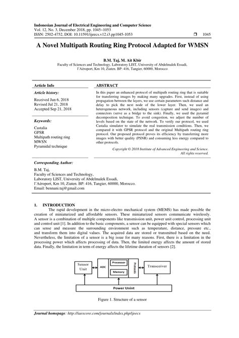 pdf a novel multipath routing ring protocol adapted for wmsn