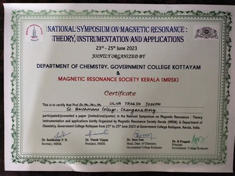 Silva Treesa Joseph On Linkedin It Was A Great Honour To Participate