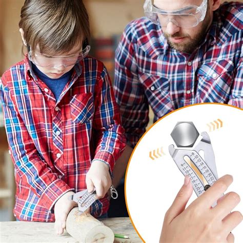 Portable Precise Thread Size Checker Keychain 2024 Upgraded Thread Size