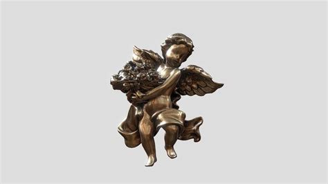 artstation brass sculpture captured in photogrammetry
