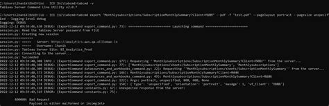 Pagesize Unspecified Doesn T Work For Tabcmd Export Issue