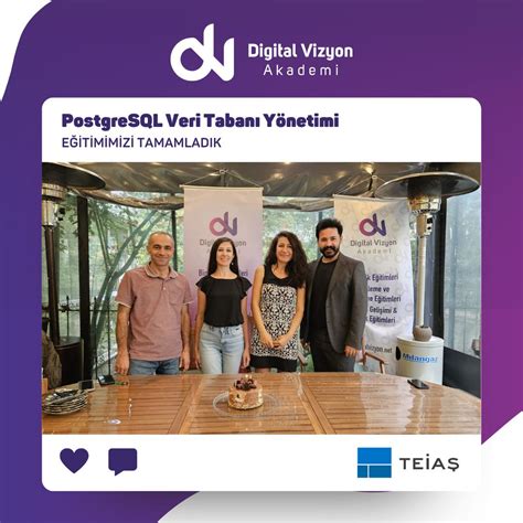 ️teİaŞ Postgresql Veri Tabanı Yönetimi Eğitimi Digital Vizyon