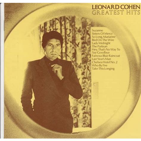 Leonard Cohen Greatest Hits Vinyl Lp 1975 It Original Hhv