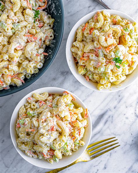 Hawaiian Mac Salad Cheekykitchen