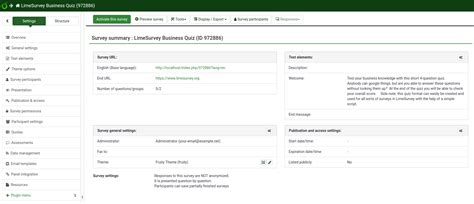Version Guide Limesurvey Manual