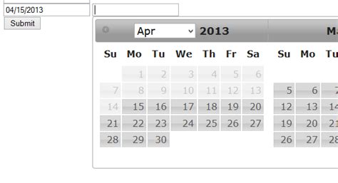 One More It Blog Jquery Enhanced Custom Date Range Controlasp Netc