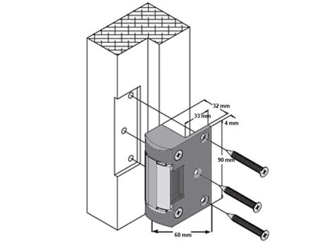 Trimec Es150 Series Electric Strike 66222 Interior Effects