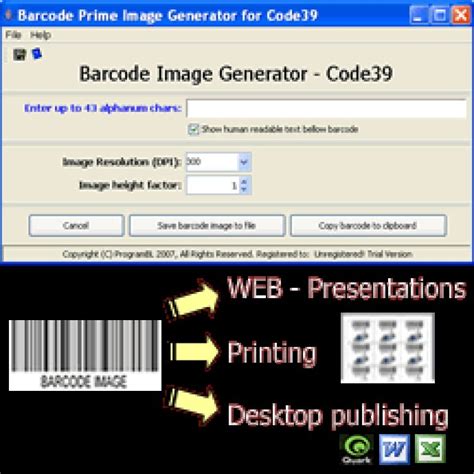 Code39 Barcode Prime Image Generator Download And Review
