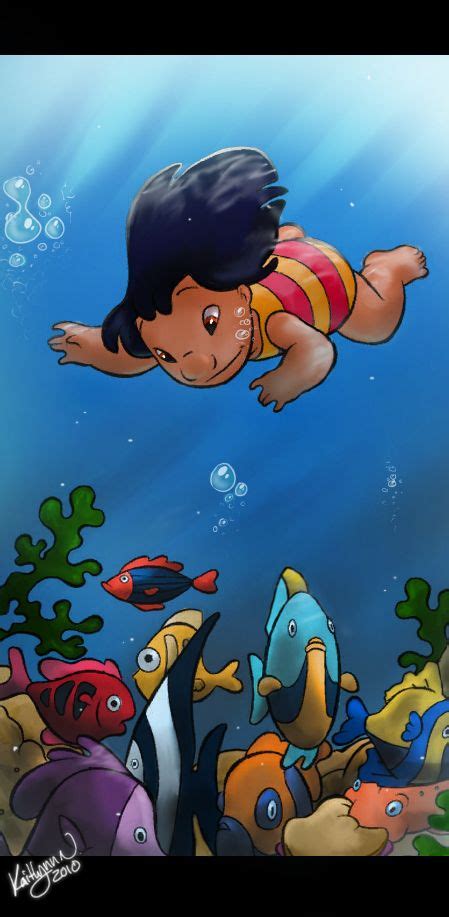 Stitch Lilo Underwater
