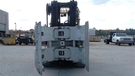 12000 Pound Hyster Model S120ftprs Low Mast Roll Clamp Forklift 20