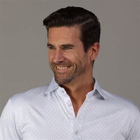 Semi Spread Collar Polo White Navy Polka Dot Collars And Co