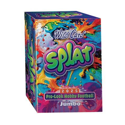 Sports Card Zone 2025 Wild Card Splat Football Hobby Jumbo Box Shop