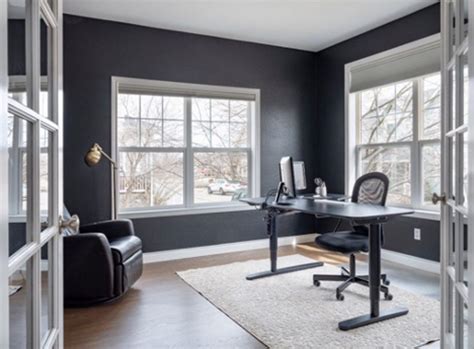 Elegant Black Office Colors Modern Design Choices For Professional Spaces
