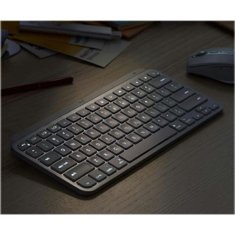 Logitech Mx Keys Mini Minimalist Wireless Illuminated Keyboard Graphite Ple Computers