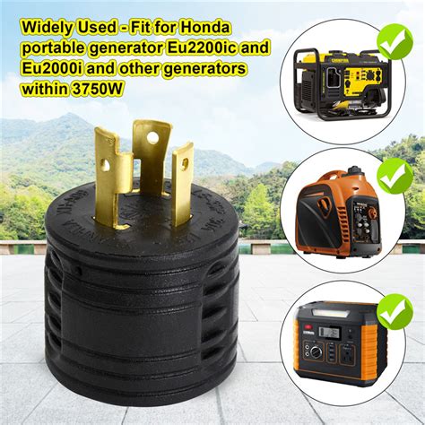 Generator Rv Adapter Etl Listed Nema L5 30p Twist Lock Power Plug To Tt 30r Ready Outlet 120v 30