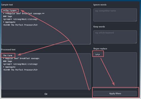 Find And Replace Words In Content When Using The Article Creator