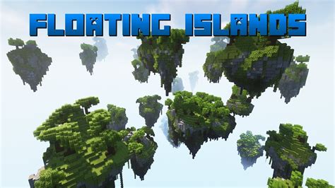 I Built An Ultimate Floating Islands Map In Minecraft Youtube