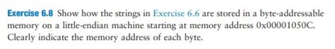 Solved Exercise 66 Write The Following Strings Using Ascii
