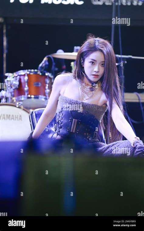 Chinese Singer And Actress Yu Yan Attended A Music Festival In Foshan