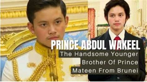 Foto Sosok Prince Abdul Wakeel Adik Pangeran Mateen Yang Tak Kalah