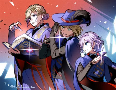 Safebooru 3boys Blonde Hair Blue Eyes Book Commentary Request Epel