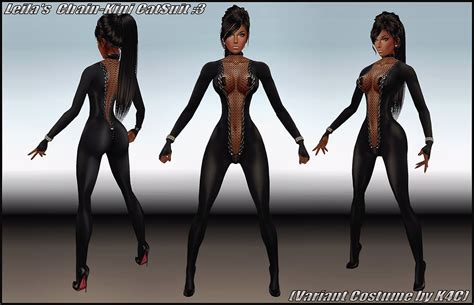 007fan Leila Chain Kini Catsuit 3 Outfit By Jad3d5oul On Deviantart