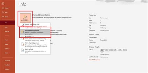 How To Password Protect A PowerPoint Presentation