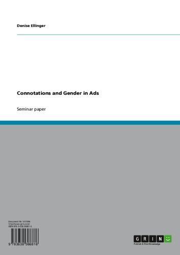 Connotations And Gender In Ads Ebook Ellinger Denise