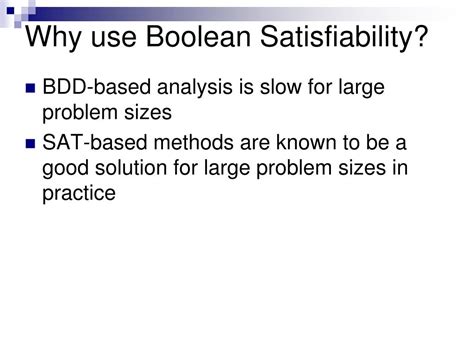 Ppt The Analysis Of Cyclic Circuits With Boolean Satisfiability