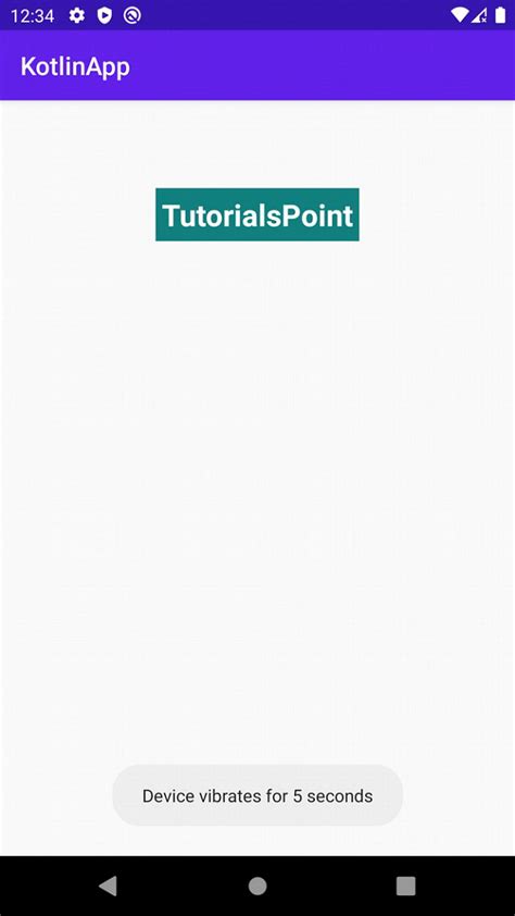 How To Make An Android Device Vibrate Programmatically Using Kotlin
