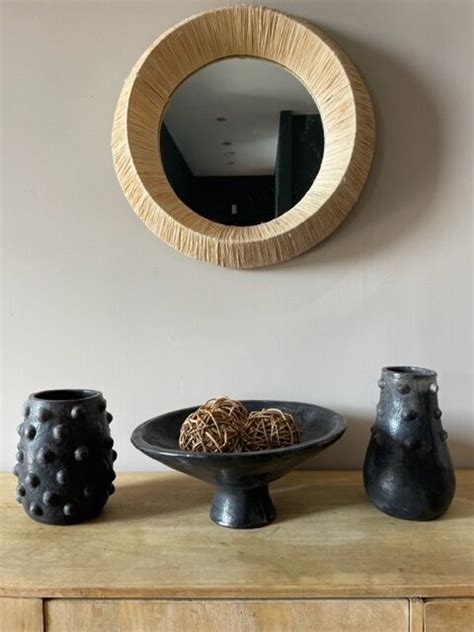 Vase Noir Multi Boules 3 Poterie De Sejnane Bab El Home