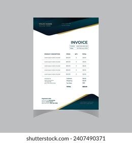 Cv Design Your Template Stock Vector Royalty Free 2407490371 Shutterstock