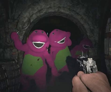 Evil Barney The Dinosaur