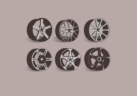 Alloy Wheels Side View Vector 151717 Vector Art At Vecteezy