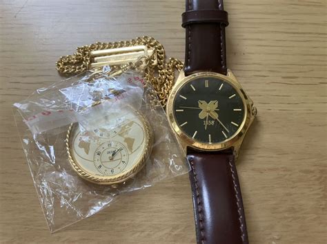 Yahoo オークション 腕時計 懐中時計 中古品 動作未確認 慶應連合三