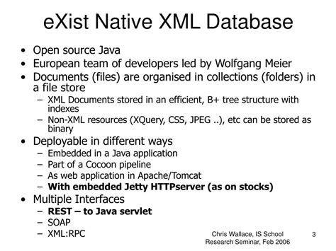 Ppt Native Xml Database For Information Systems Powerpoint