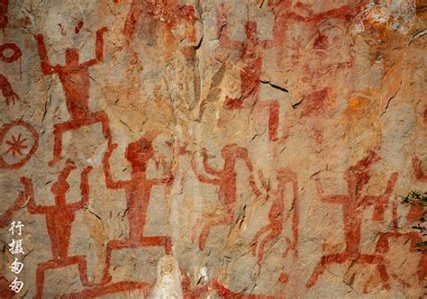 花山岩画~广西崇左市宁明县的世界级景点 小红书 花瓣网