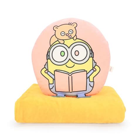 Illuminations ลิขสิทธิ์แท้ หมอนผ้าห่ม Bob Tim Minion Th