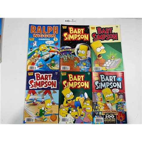 Bart Simpson Comics 67 68 69 99 100 And Ralph Wiggum Comics 1